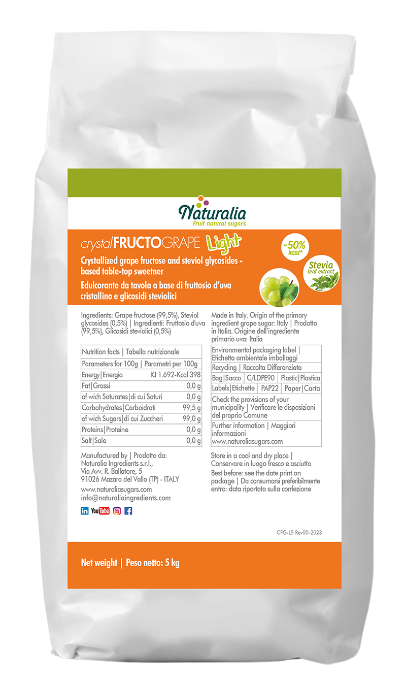 Zuccheri Naturali Cristallini della frutta | Naturalia Ingredients